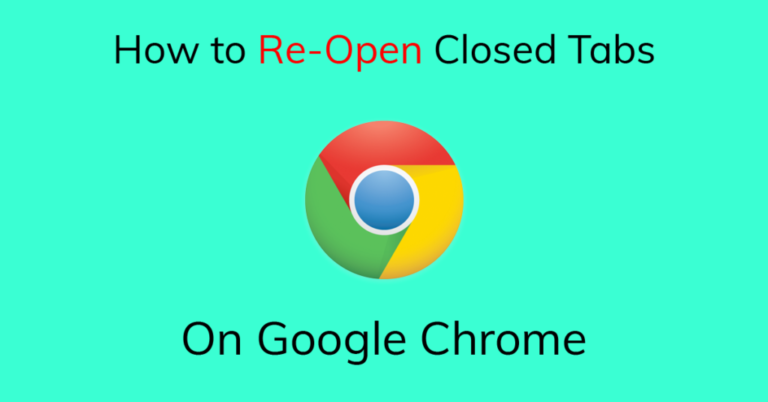 How to Reopen Closed Tabs in Chrome | Rishav Apps